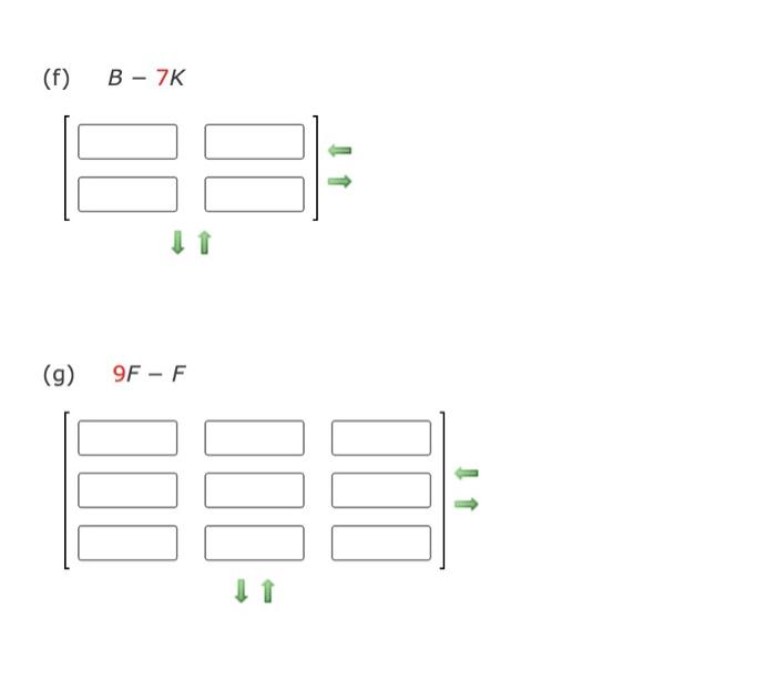 Solved Using the given matrices, calculate the quantities, | Chegg.com
