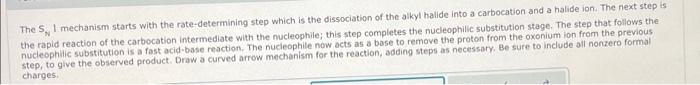 Solved Consider the mechanism for the given nucleophilic | Chegg.com