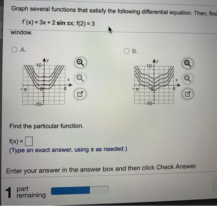 Solved Graph several functions that satisfy the following | Chegg.com