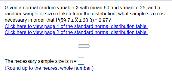 Solved Given a normal random variable x ﻿with mean 60 ﻿and | Chegg.com