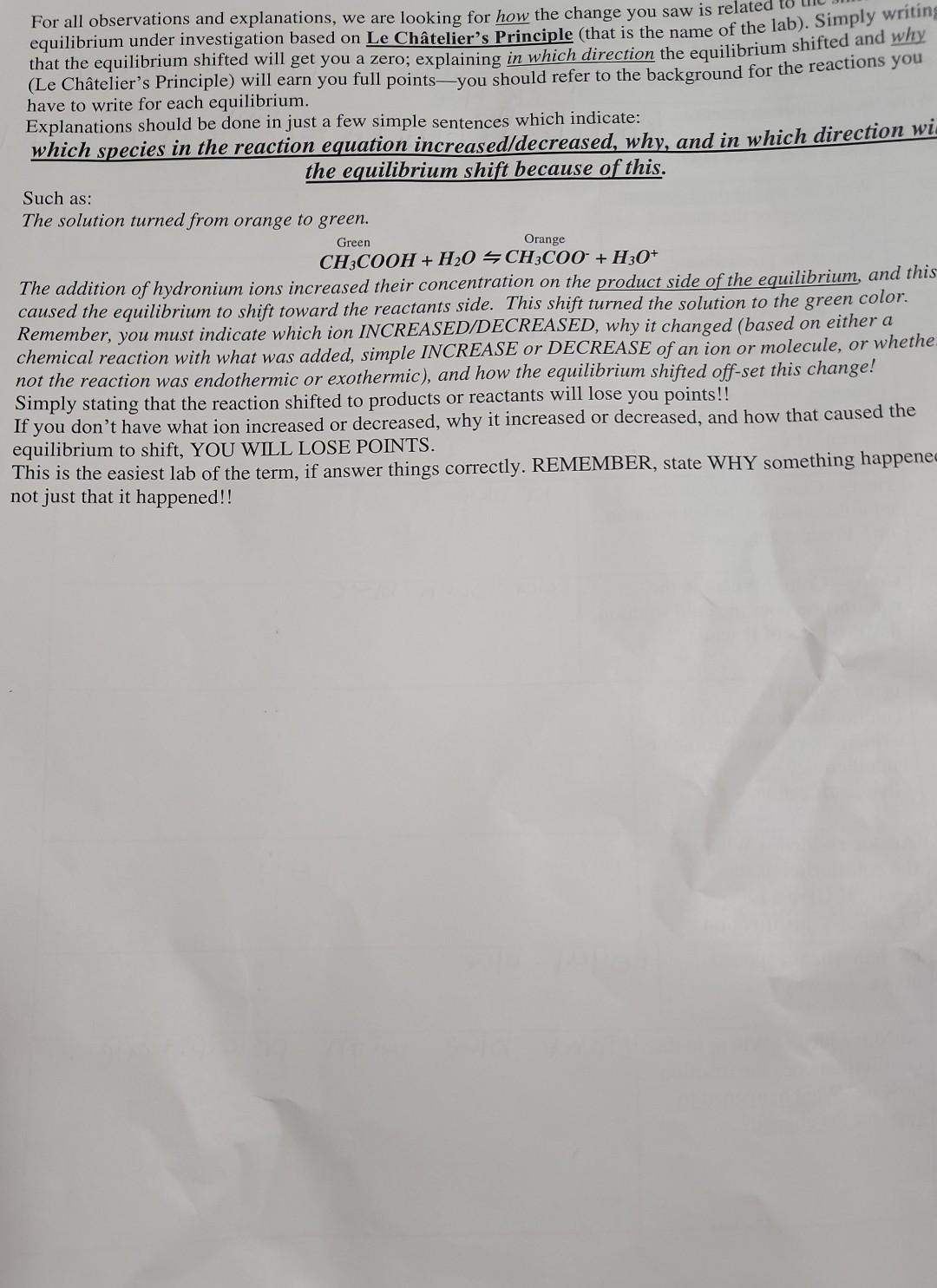 Solved Part III: The Color of Cobalt Procedure Color of | Chegg.com