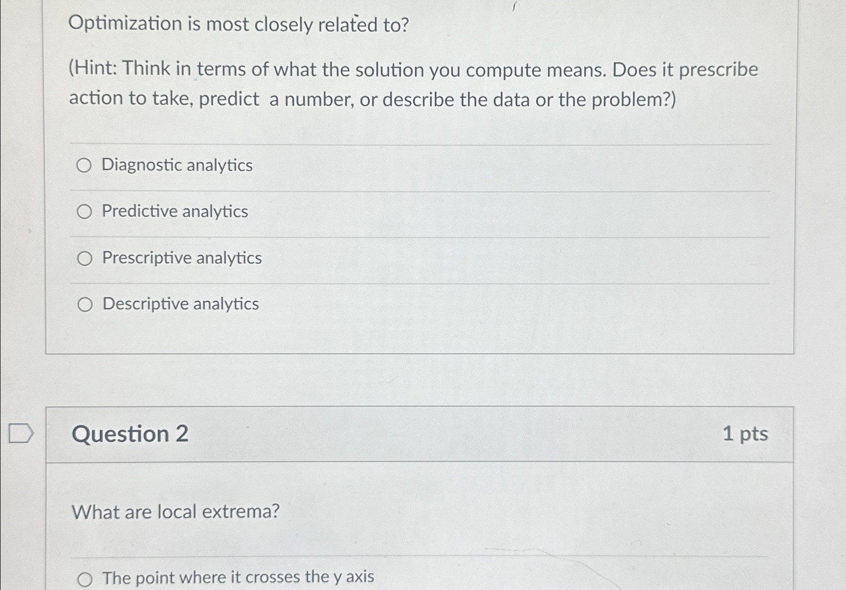 Solved Optimization is most closely related to?(Hint: Think | Chegg.com