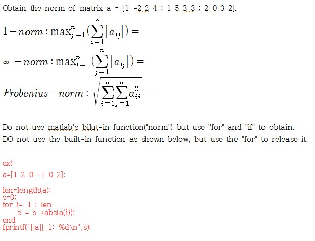 Solved Obtain the norm of matrix a = [1 -2 2 4:153 3:203 2]. | Chegg.com