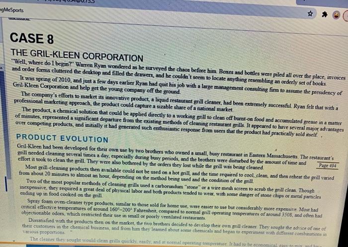 Solved Gril-Kleen Hide Assignment Information Instructions | Chegg.com