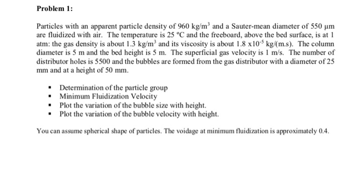 Solved Problem 1: Particles with an apparent particle | Chegg.com