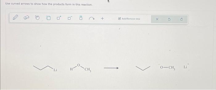 Solved Use curved arrows to show how the products form in | Chegg.com