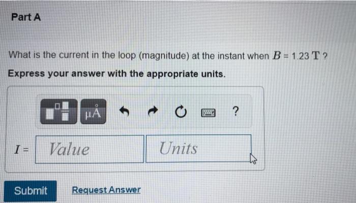 Solved A circular loop of wire with radius 0 0300 m and | Chegg.com