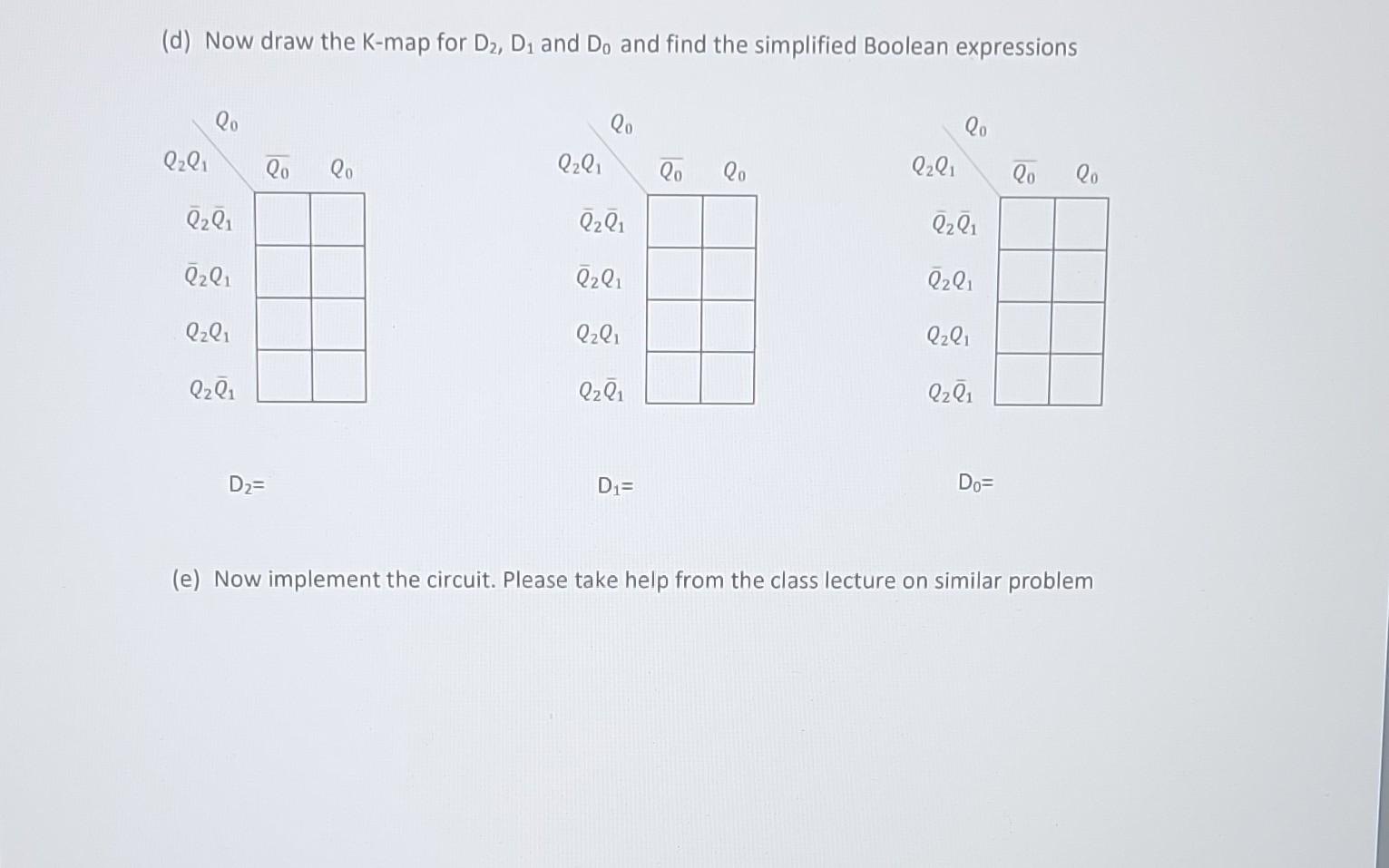 Solved 1. In our class lecture, we have learnt how to design | Chegg.com
