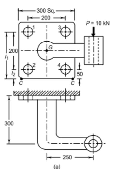 Solved The figure below shows a rigid bracket subjected to a | Chegg.com Solved The figure below shows a rigid bracket subjected to a | Chegg.com