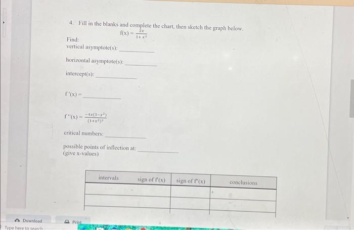 Solved Find f(x)=1+x22x vertical asymptote(s): horizontal | Chegg.com