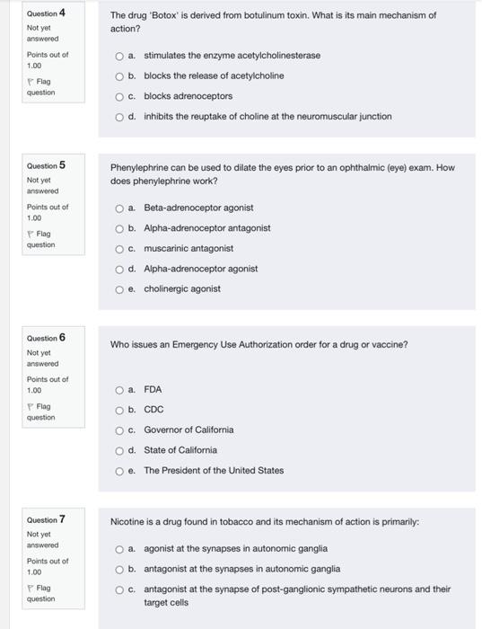 Solved The Drug Botox Is Derived From Botulinum Toxin