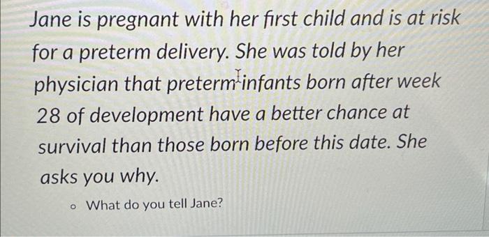 Solved What do you tell Jane? | Chegg.com