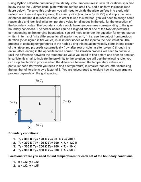 Using Python calculate numerically the steady-state | Chegg.com