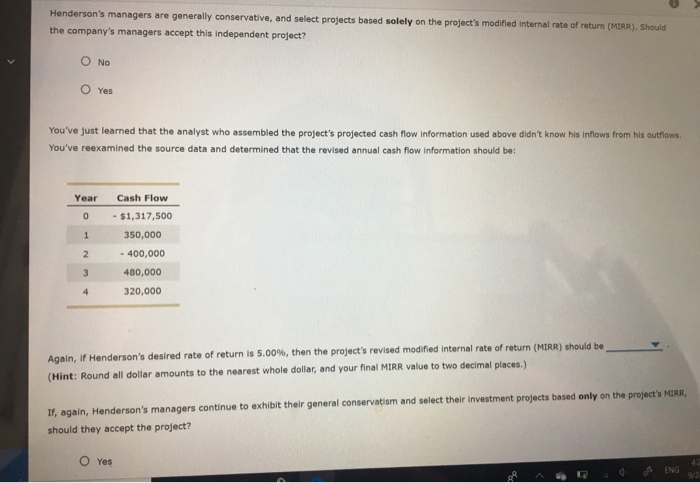 Solved Chapter 9 Assignment Q Search 10. Cashflow patterns | Chegg.com