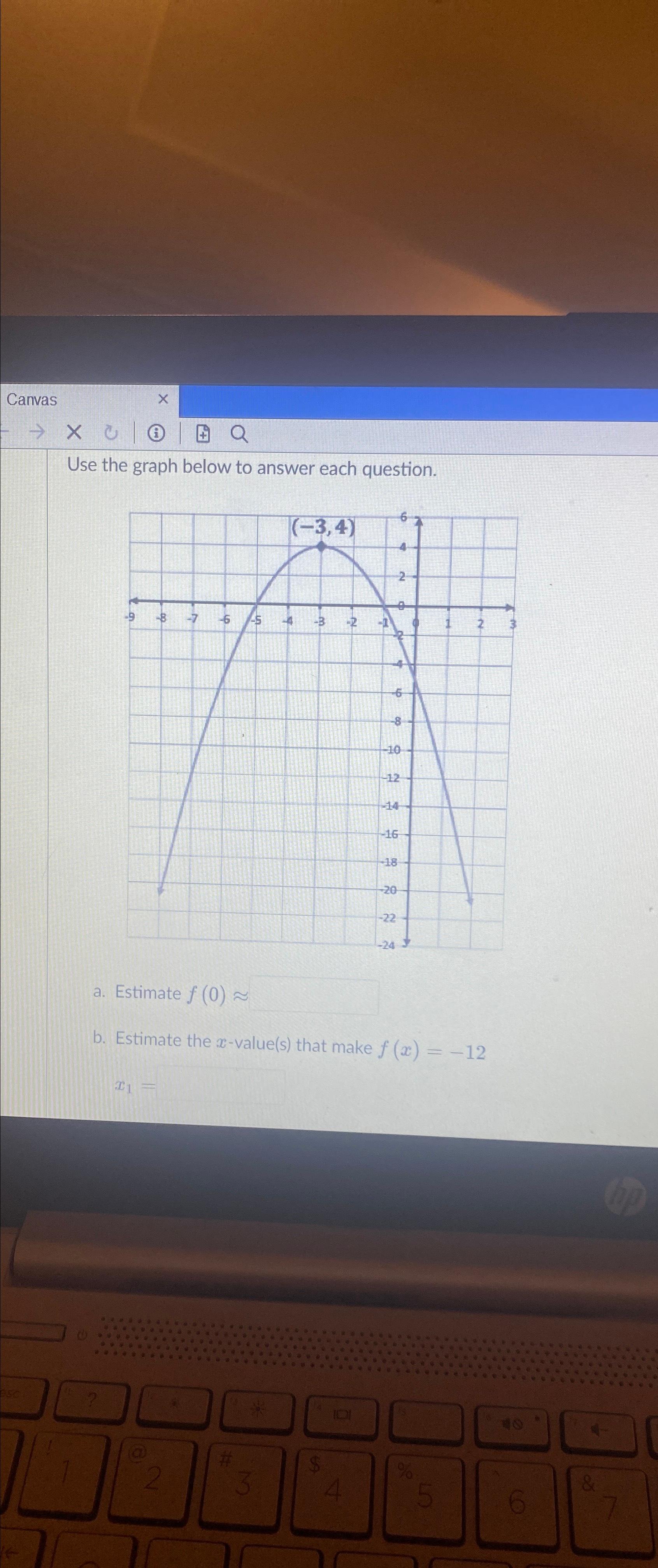 Solved Use the graph below to answer each question | Chegg.com
