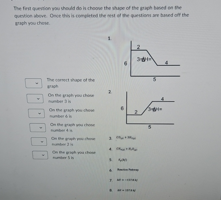 Solved The first question you should do is choose the shape | Chegg.com