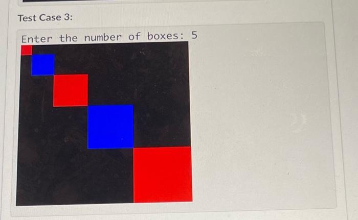 Solved Write a program to create and display a pattern of | Chegg.com
