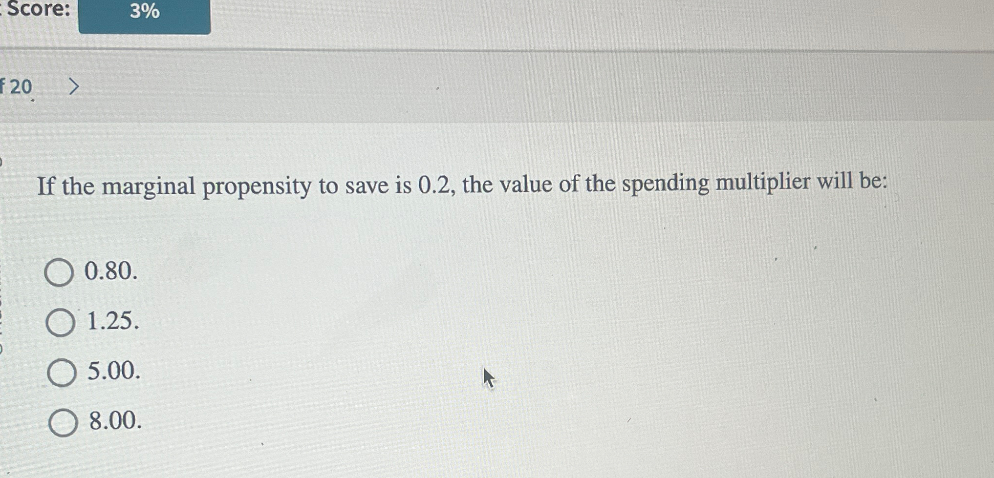 Solved Score:20If the marginal propensity to save is 0.2 , | Chegg.com