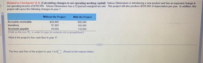 Solved (Related to Checkpoint 12.1) (Calculating changes in | Chegg.com