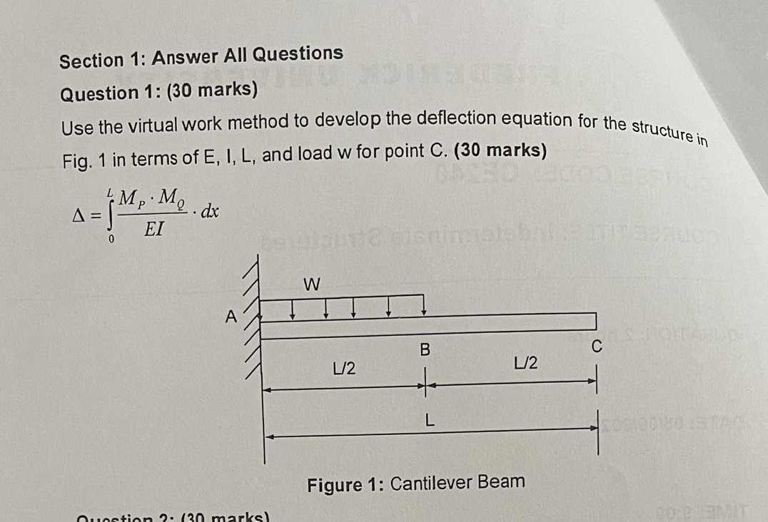 Solved Section 1: Answer All QuestionsQuestion 1: (30 | Chegg.com Solved Section 1: Answer All QuestionsQuestion 1: (30 | Chegg.com