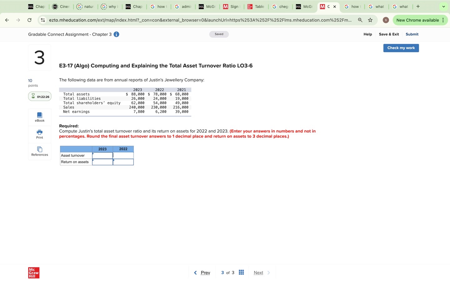 Solved E3-17 (Algo) ﻿Computing and Explaining the Total | Chegg.com
