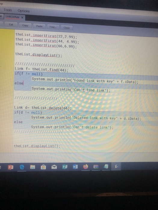 Solved Download the LinkedList.zip startup code from the LMS | Chegg.com