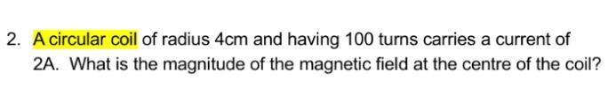 Solved 1. 5T magnetic field passes through area. If the flux | Chegg.com