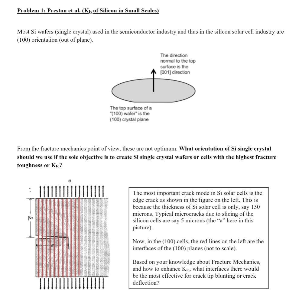 Solved Most Si wafers (single crystal) used in the | Chegg.com