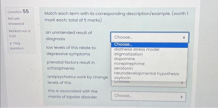 Solved Match each term with its corresponding | Chegg.com