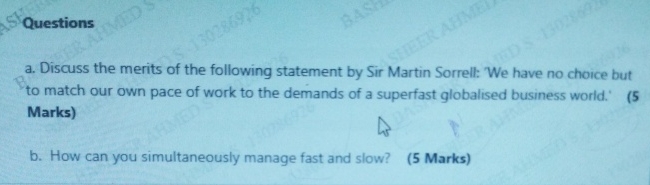 Solved Questionsa. ﻿Discuss the merits of the following | Chegg.com