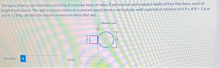 Solved The figure shows a rigid structure consisting of a | Chegg.com