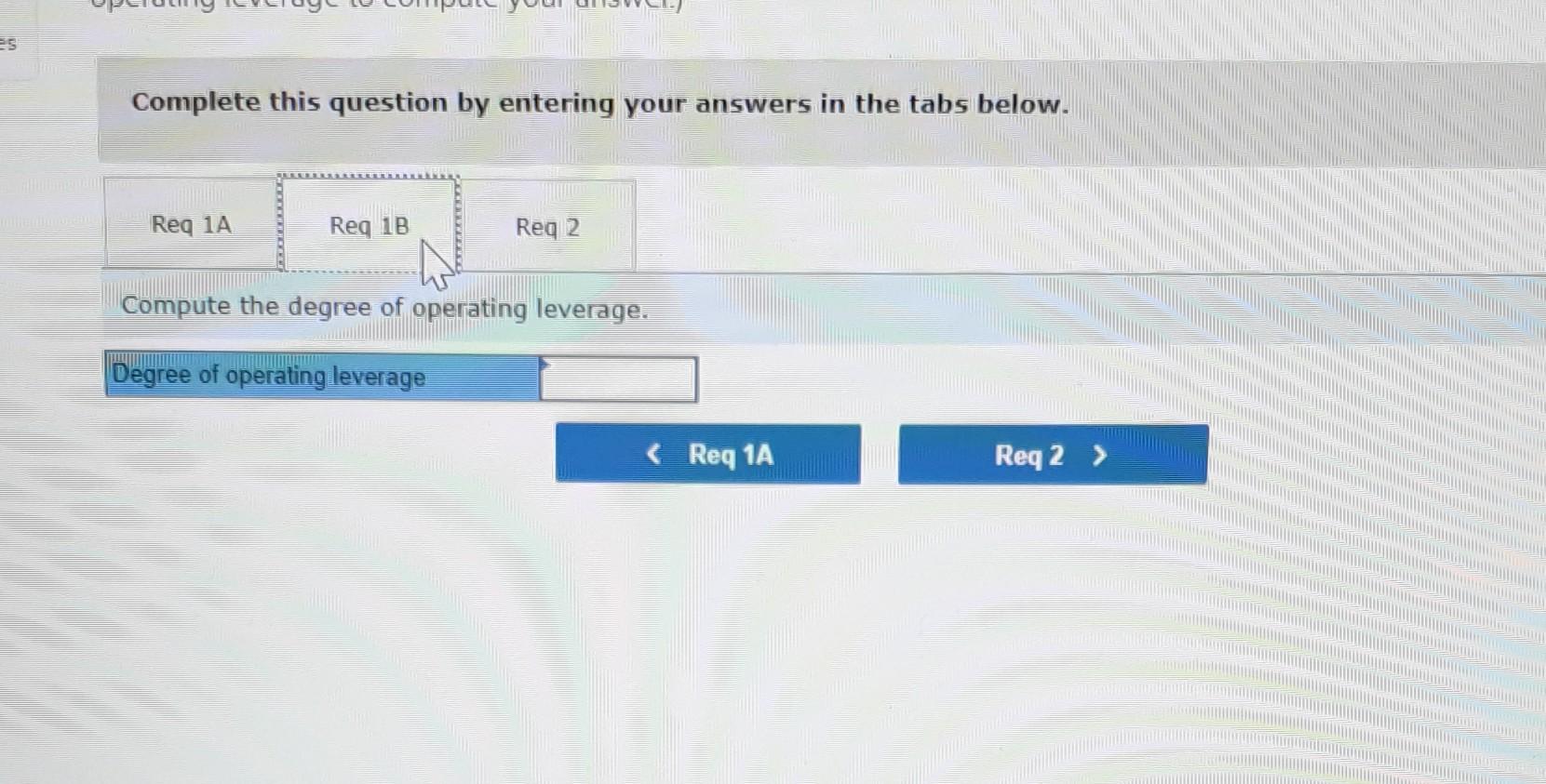 Solved Exercise 6-15 (Algo) Operating Leverage (LO6-1, | Chegg.com