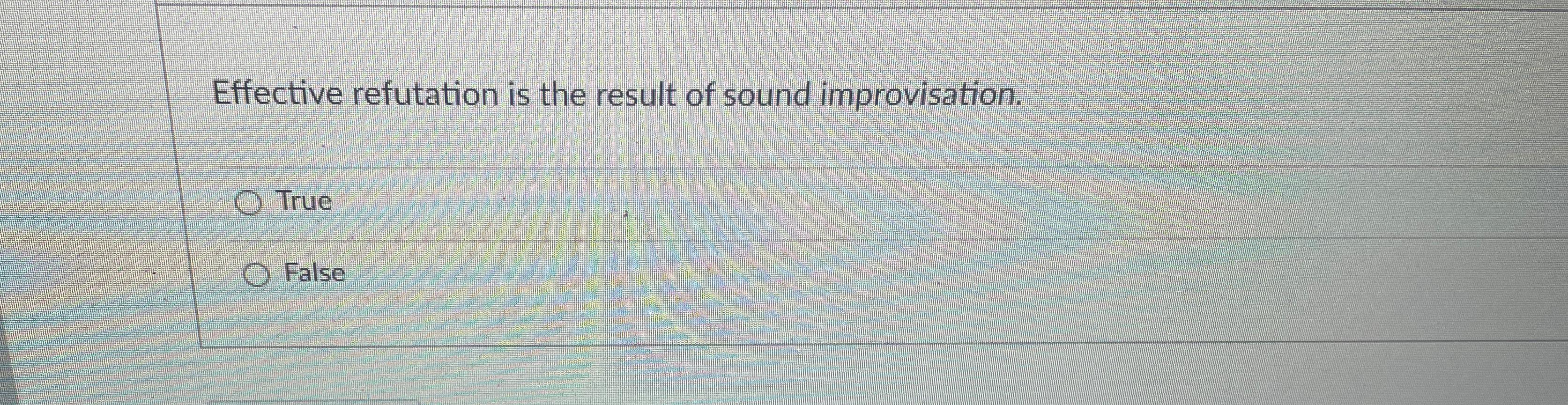 Solved Effective refutation is the result of sound | Chegg.com