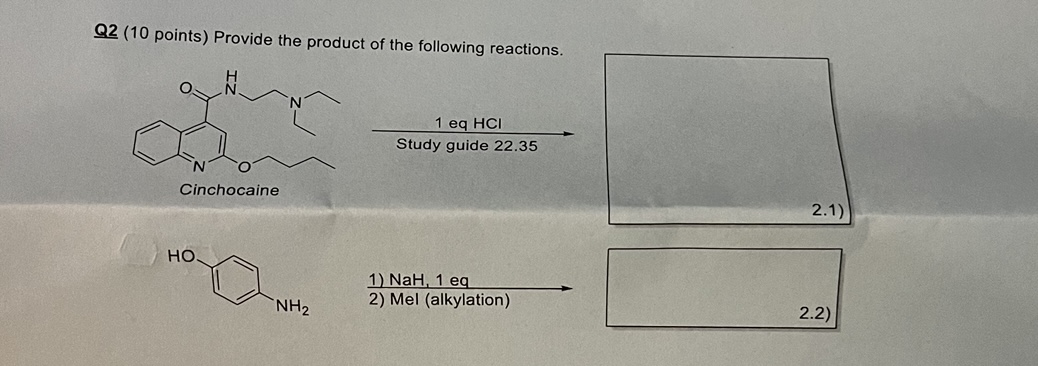Solved Q2 (10 points) Provide the product of the following | Chegg.com Solved Q2 (10 points) Provide the product of the following | Chegg.com