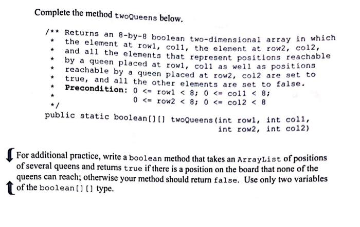 Solved Program Is Going To Be Written On Java Ap Computer