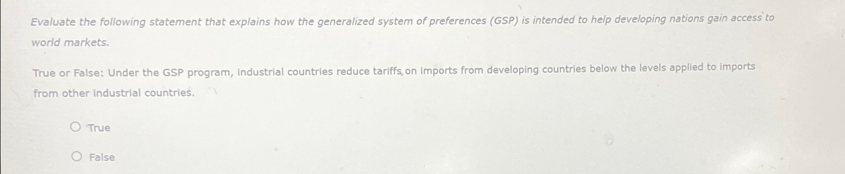 Solved Evaluate the following statement that explains how | Chegg.com