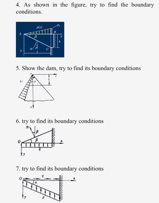 Solved 4. As shown in the figure, try to find the boundary | Chegg.com
