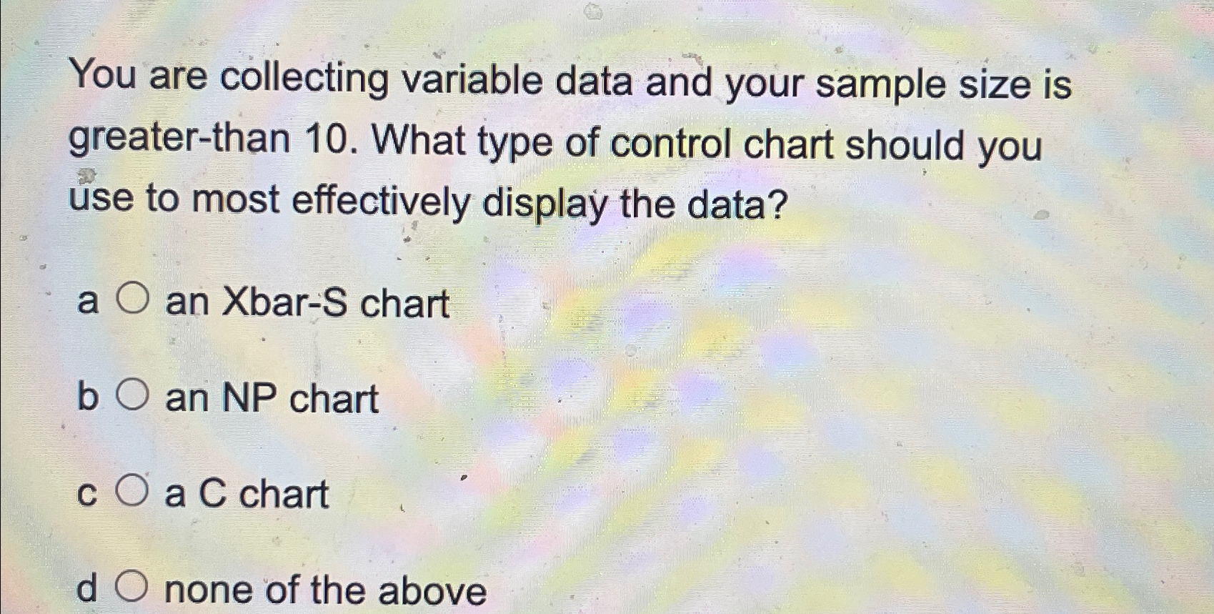 Solved You are collecting variable data and your sample size | Chegg.com