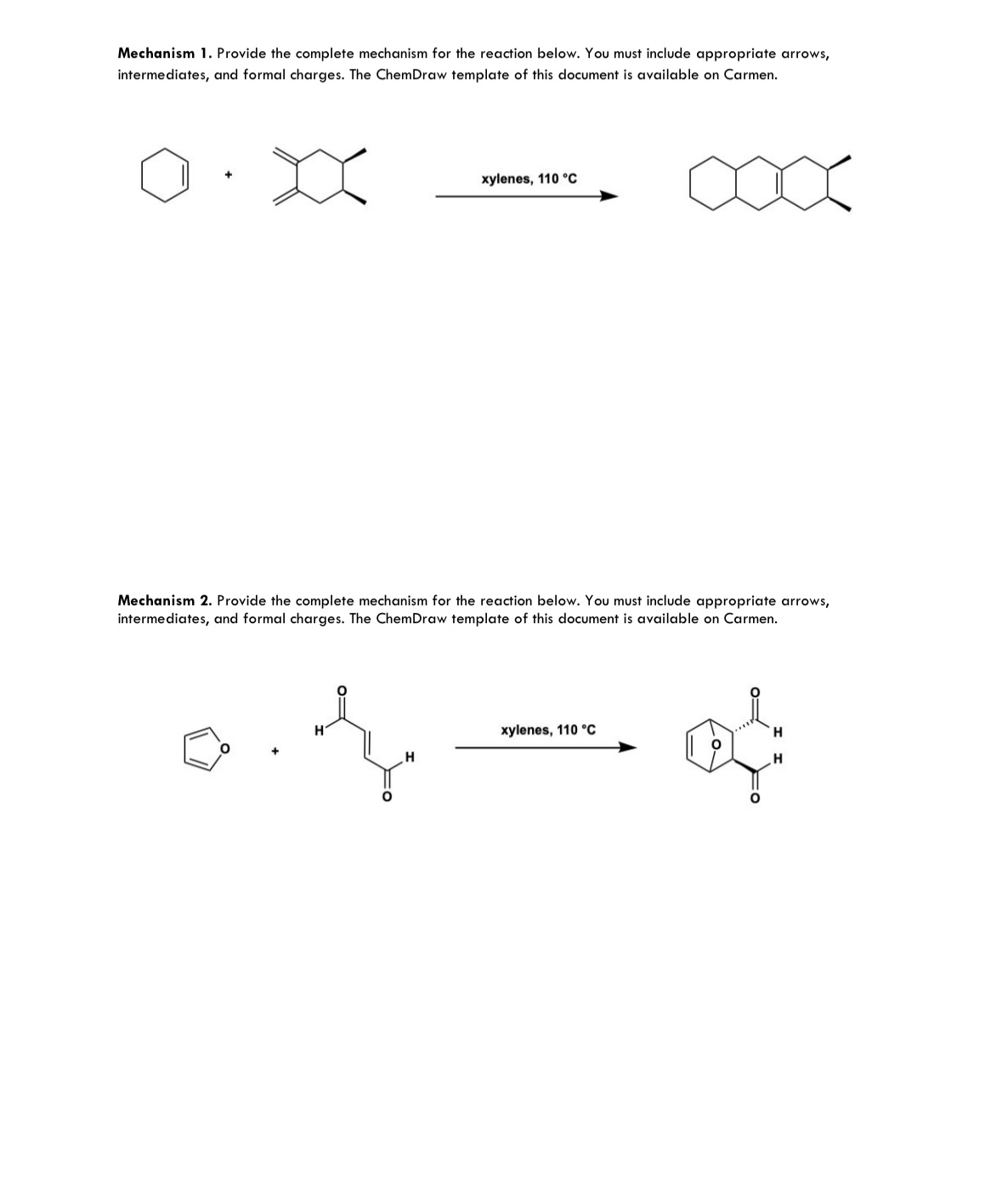 Solved Mechanism 1. ﻿Provide the complete mechanism for the | Chegg.com