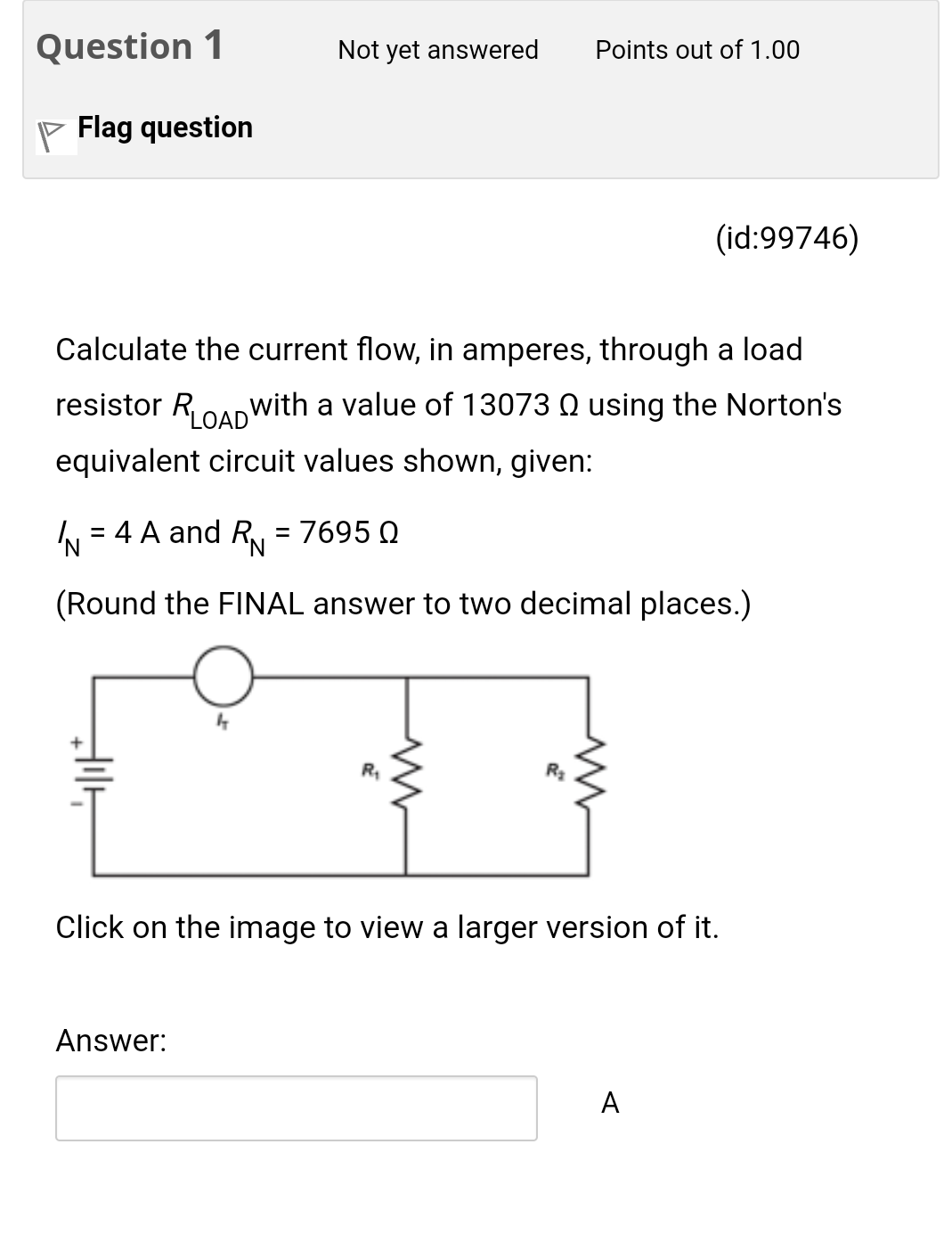 Solved Calculate the current flow, in amperes, through a | Chegg.com