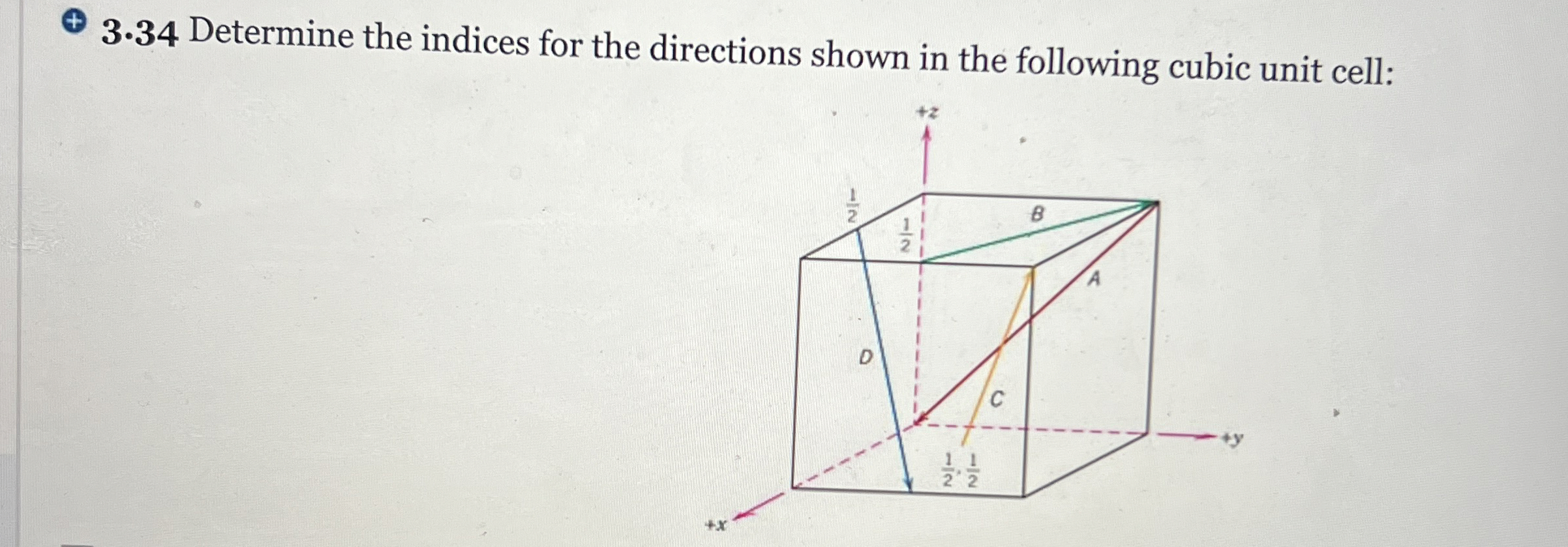 Solved 3.27 ﻿Sketch a tetragonal unit cell, and within that | Chegg.com
