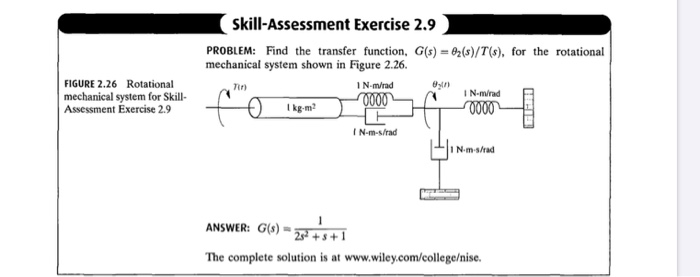 Solved Skill-Assessment Exercise 2.9 PROBLEM: Find the | Chegg.com