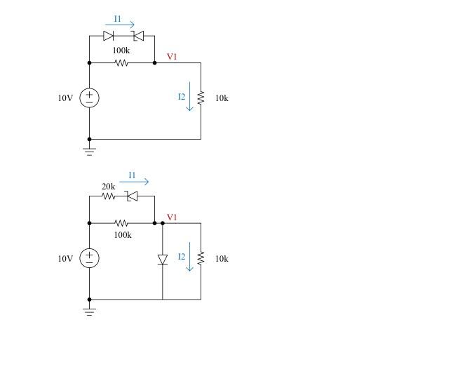 Vz= 6v, Vd=0.7v, CVDplease solve v and i | Chegg.com Vz= 6v, Vd=0.7v, CVDplease solve v and i | Chegg.com