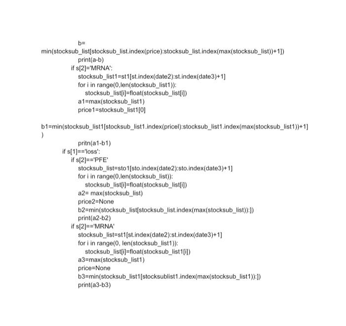 Solved You will write a program to model a series of stock | Chegg.com