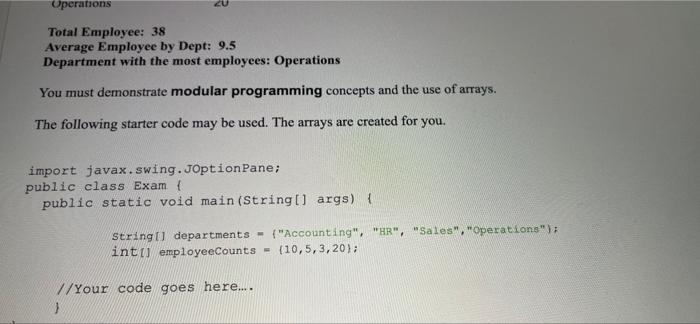 Solved You are tasked to create an efficient, well-designed | Chegg.com