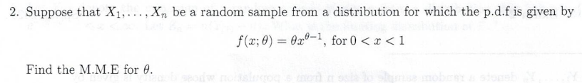 Solved Suppose that x1,dots,xn ﻿be a random sample from a | Chegg.com