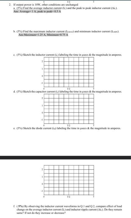 2. If output power is 10 W, other conditions are | Chegg.com