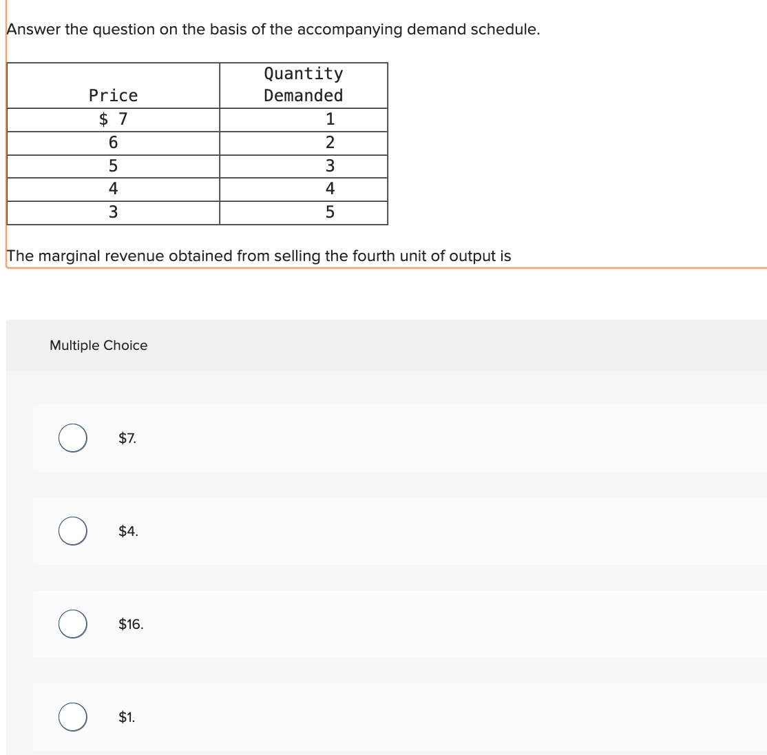 Solved Answer the question on the basis of the accompanying | Chegg.com