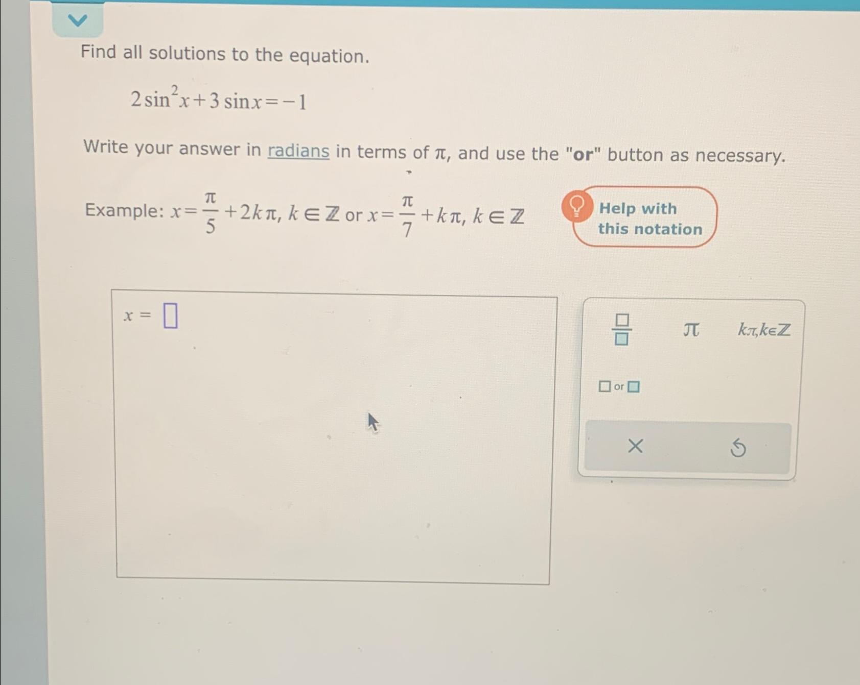 Solved Find all solutions to the | Chegg.com