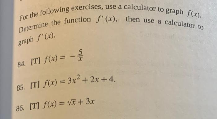Solved For the following exercises, use a calculator to | Chegg.com